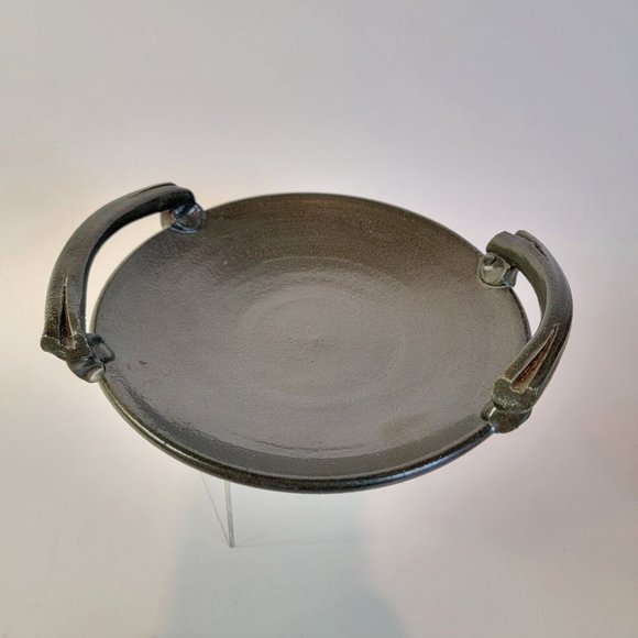 Handmade | Art | Studio Art Pottery Double Handled Bowl Pinched Design ...